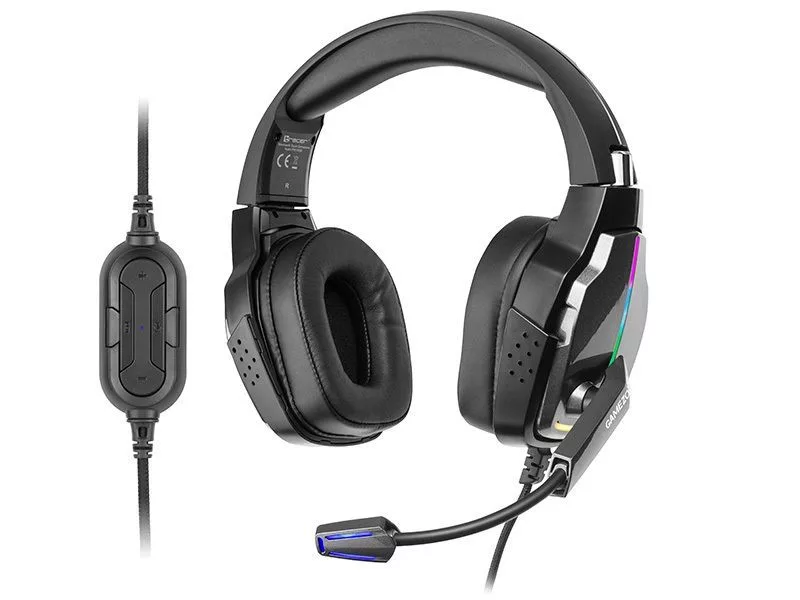 Tracer Hydra Pro GameZone RGB Gaming Headset Black - Gamerpo